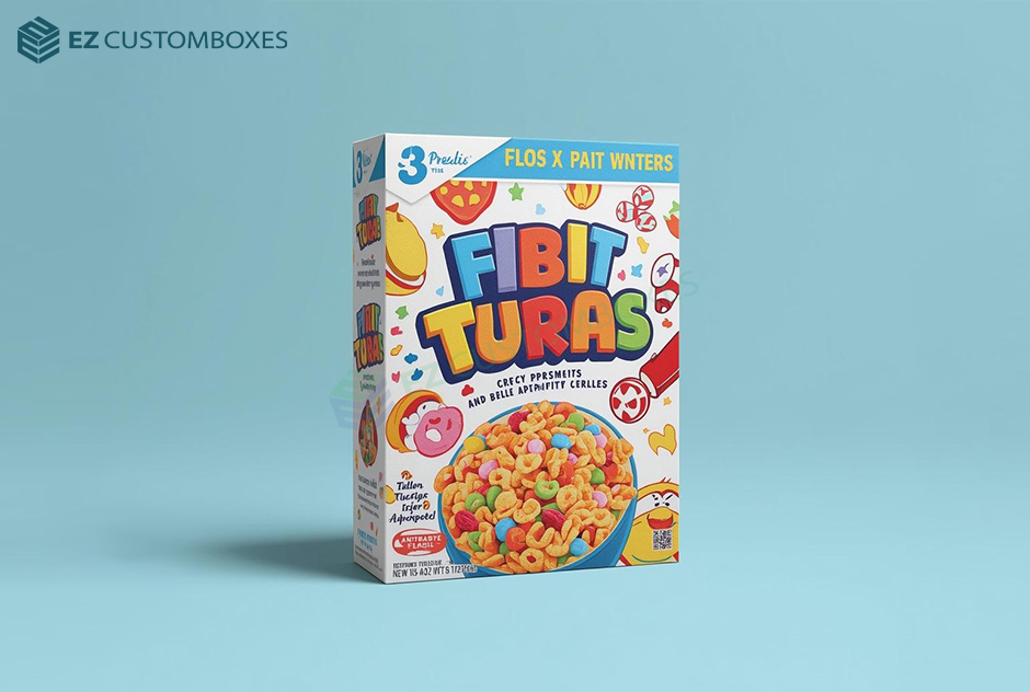How Do Cereal Boxes Incorporate Design Elements to Attract Consumers?